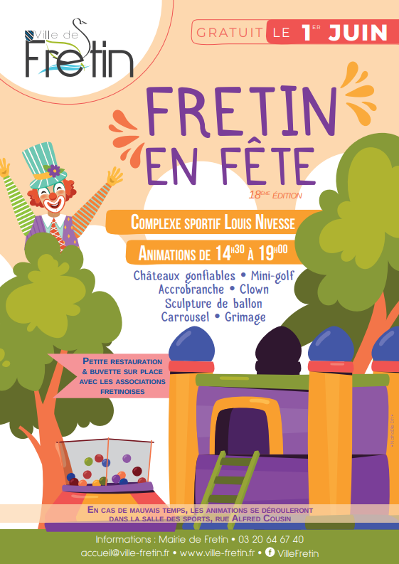 Fretin en fête de 14h30 à 19h | Ville de Fretin